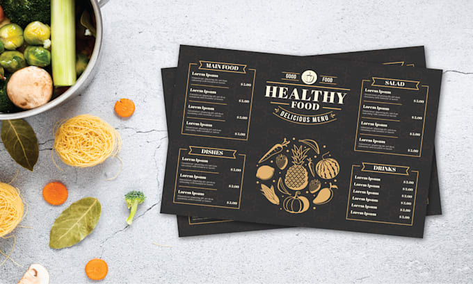 Design attractive food menu, restaurant menu, and food flyer by ...