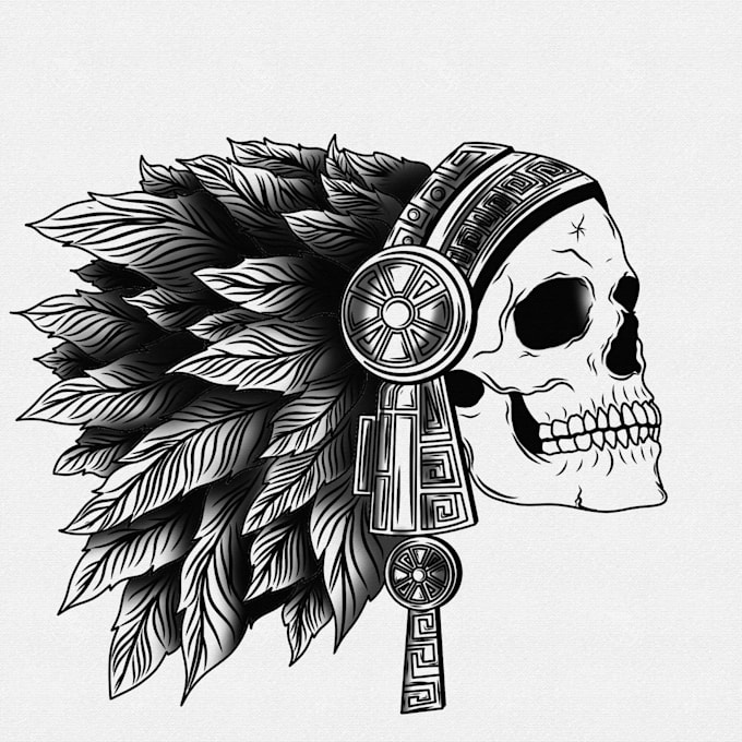 Create a prehispanic tattoo design for you by Fylex_lazzaro | Fiverr