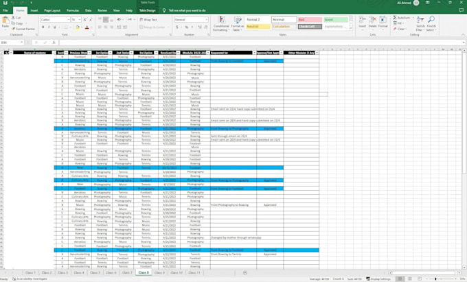 Help you with ms excel work, fast delivery time by Alibaluch | Fiverr
