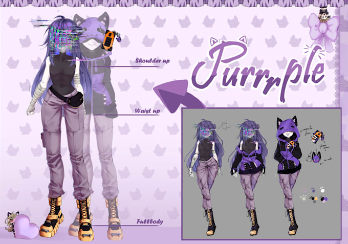 Make you a ready to rig live 2d model by Purple_freak | Fiverr