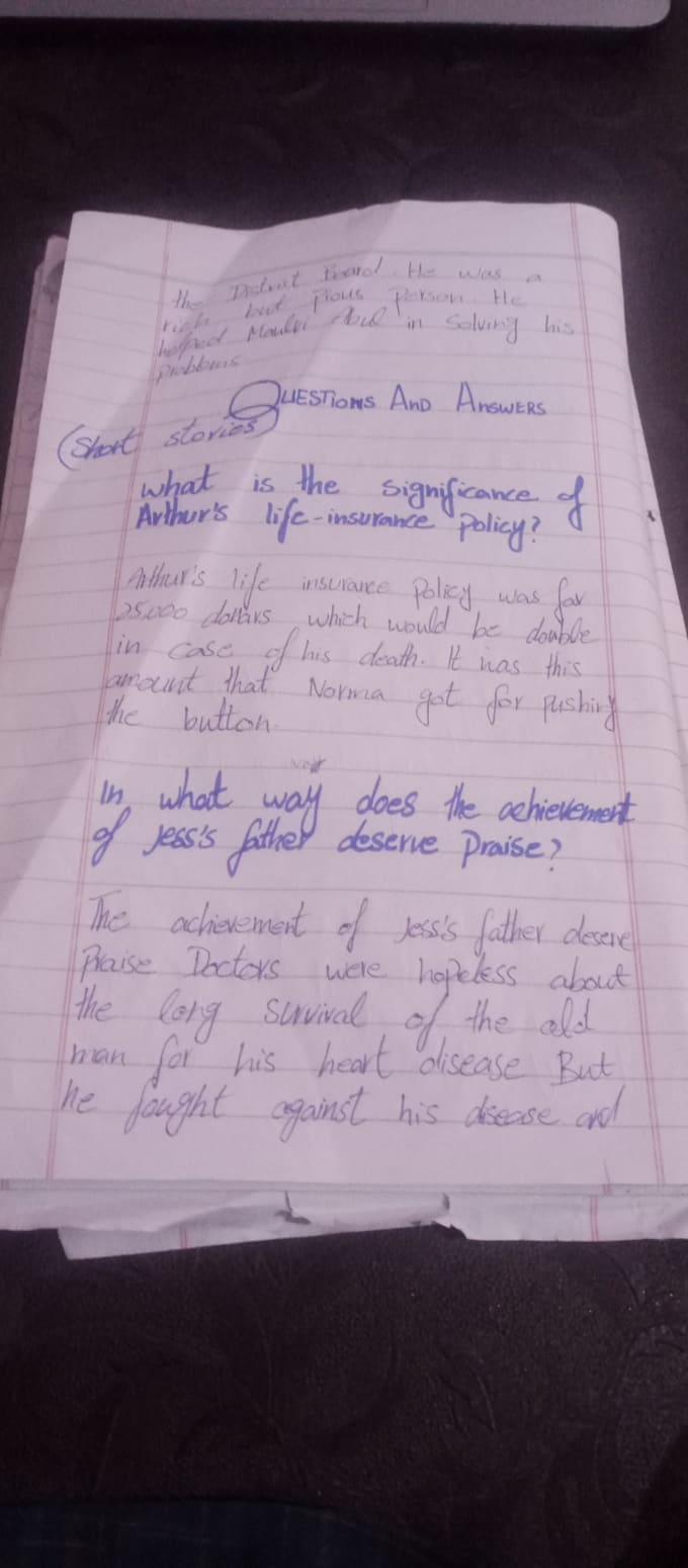 Handwrite notes and letters by Usamaraza588 | Fiverr