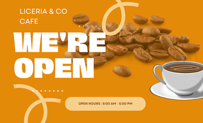 Open signage custom yard signs, banners by Elmakkaouii | Fiverr