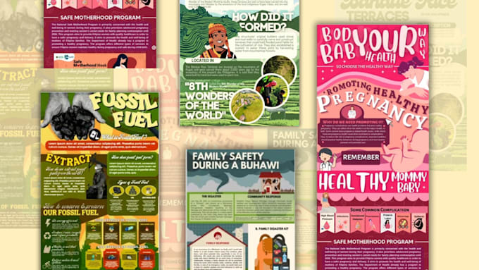 Create aesthetic infographics using canva by Stephen_pns | Fiverr