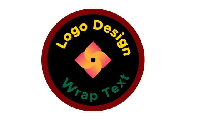 Design any shape by word art and wrap text logo by Ishaq_creations | Fiverr