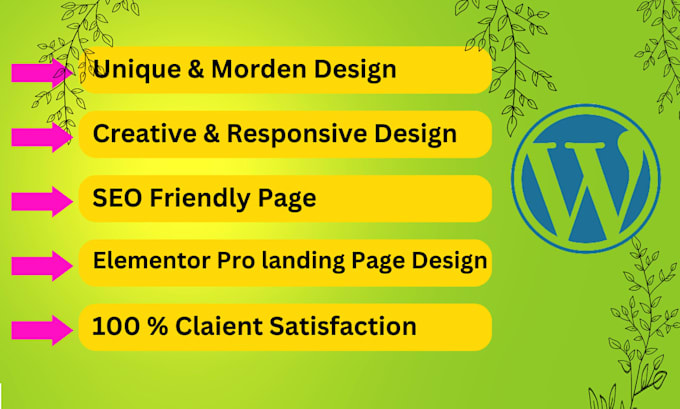 Create responsive landing page for wordpress website by Shahjahan987650 ...
