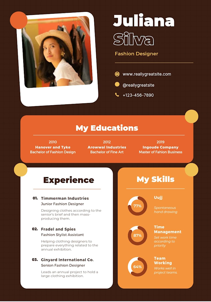 Be your best catchy magnificent cv maker design expert by Abbasiik | Fiverr