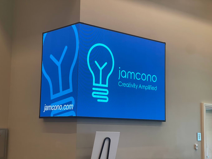 Design led wall graphics and digital signage by Jameycic | Fiverr