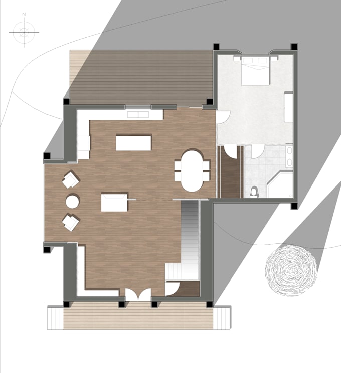Draw or redraw architectural 2d floor plans in revit by Jack_a_walsh ...