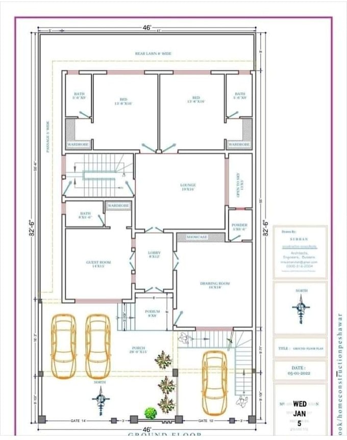 Make architectural drawings in autocad by Arcmansoor | Fiverr