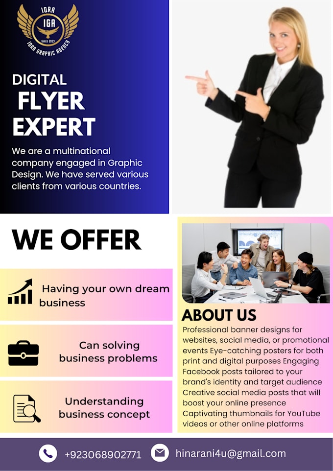 Create digital flyer, motion flyer and animated flyer by Hinarani623 ...