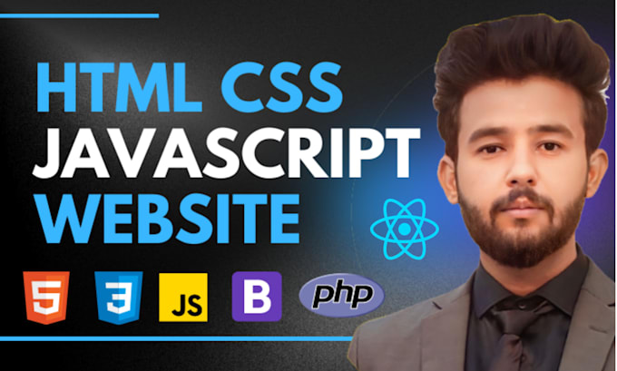 Design responsive web using html css javascript figma to reactjs next js angular by Muhammadsaad ...
