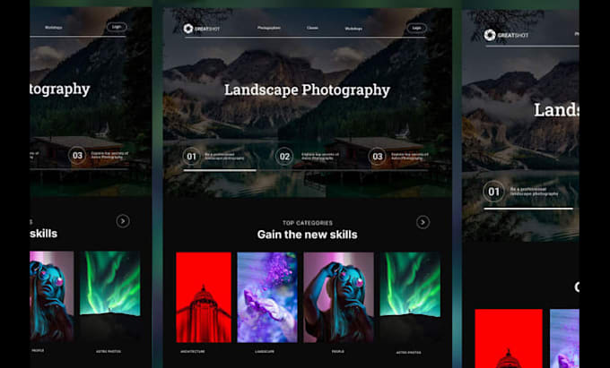 Creat a beautiful and relable site with pure html,css by Haroon_cyber ...