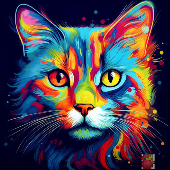Make good, colorful, nice pieces of art by Yaminagetto | Fiverr