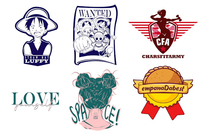 Convert your hand drawn logo into vector graphics by Robertaducal | Fiverr