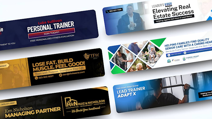Design a professional linkedin banner and photo by Dreamepic | Fiverr