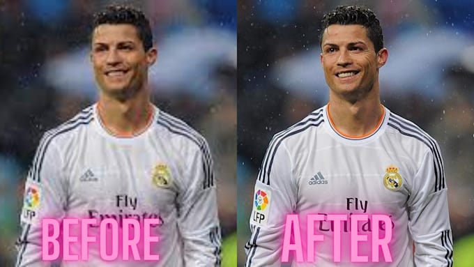 Enhance, improve, upscale low res photo to high resolution by ...