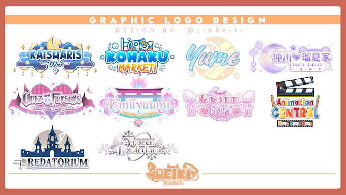 Design custom made logo by Reiki7th | Fiverr