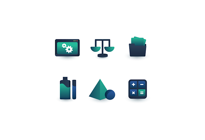 Design customized icon set for exceptional app and web ui by Rafiaanwer ...