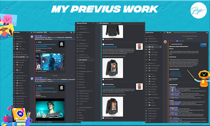 Create a custom discord server for your neeeds by Aggelos_pap | Fiverr