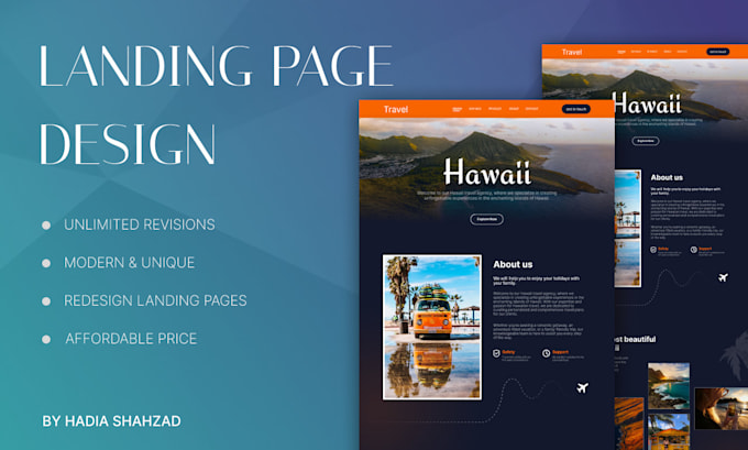Design top notch website ui ux design by Hadiyashahzad | Fiverr