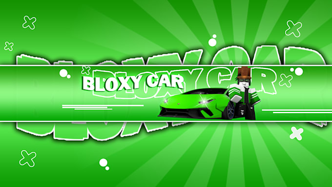 Design a professional roblox youtube banner for you by Shuvo33 | Fiverr