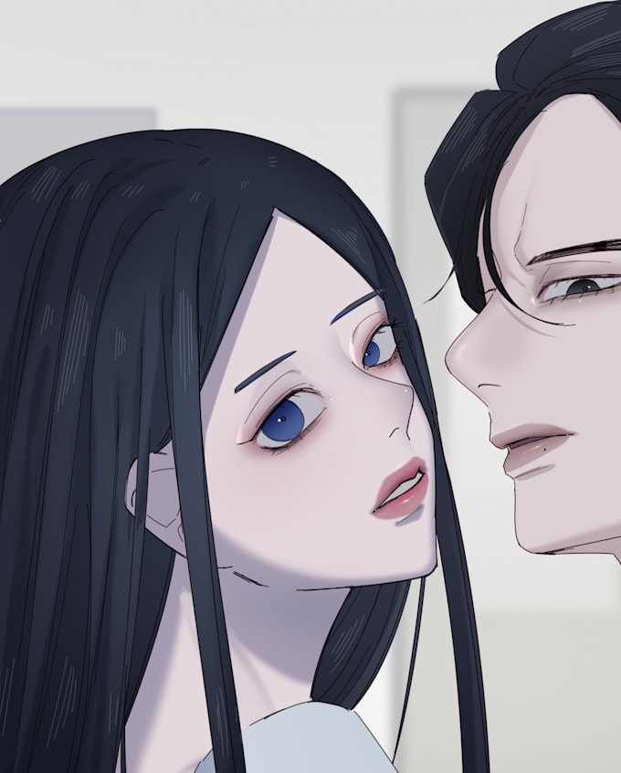 Draw korean style anime by Ayaaa_borakore | Fiverr