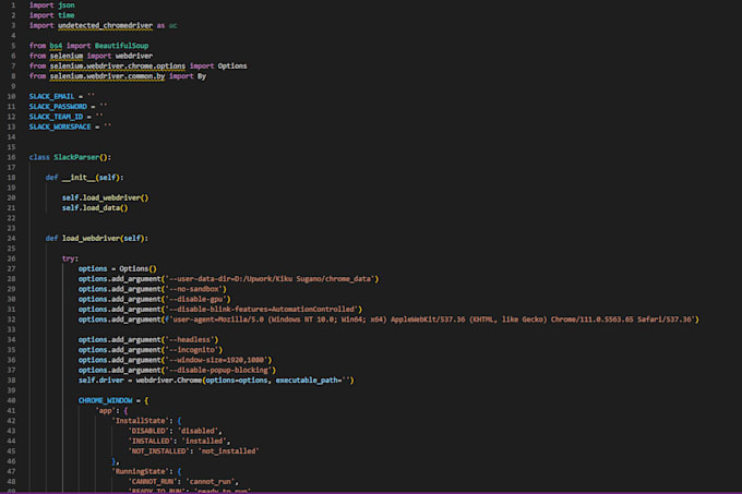 Create a python script by Arcastro7 | Fiverr