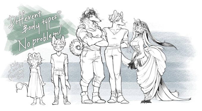 Draw your ref sheets by Leafiot | Fiverr