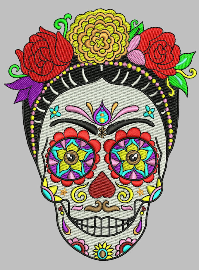 Do embroidery digitizing design into dst pes emb file asap by ...