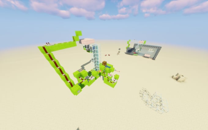 Create a simple redstone build in every version of minecraft java by ...