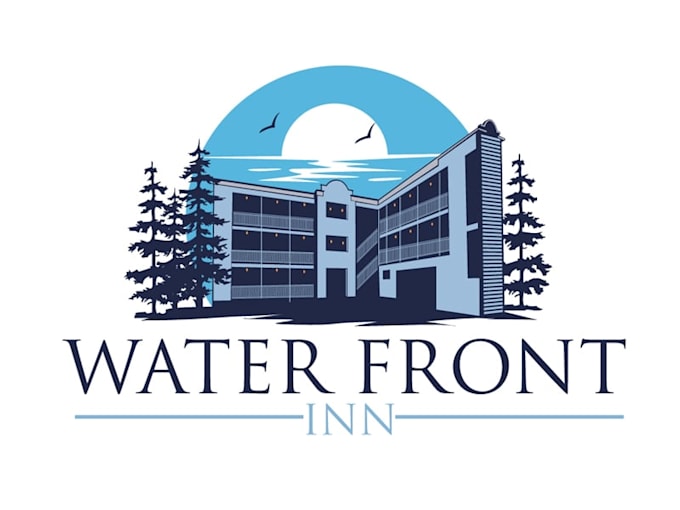 Create your graphic artist creative waterfront logo with fastest ...