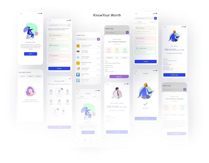 Design minimal ui ux by Archinerd | Fiverr