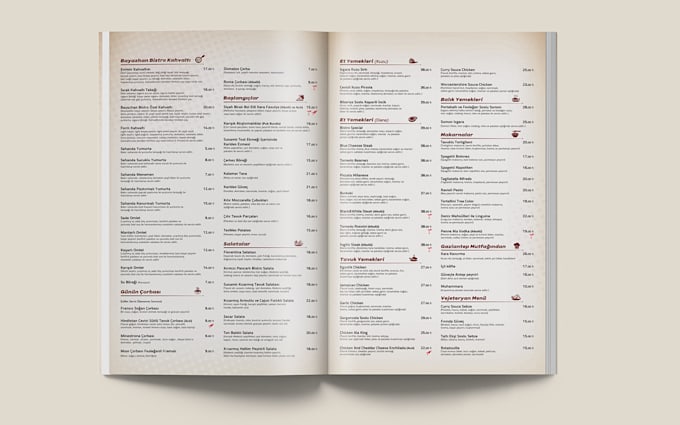 Design menus that describe your restaurant, pub, coffee shop the best ...