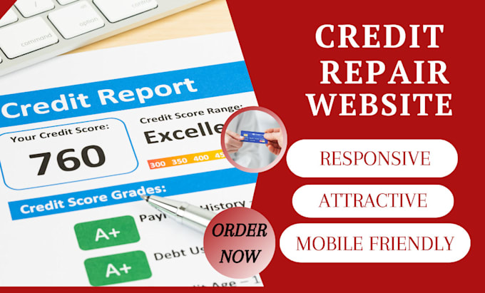 Design credit repair and credit website by Zane_web | Fiverr