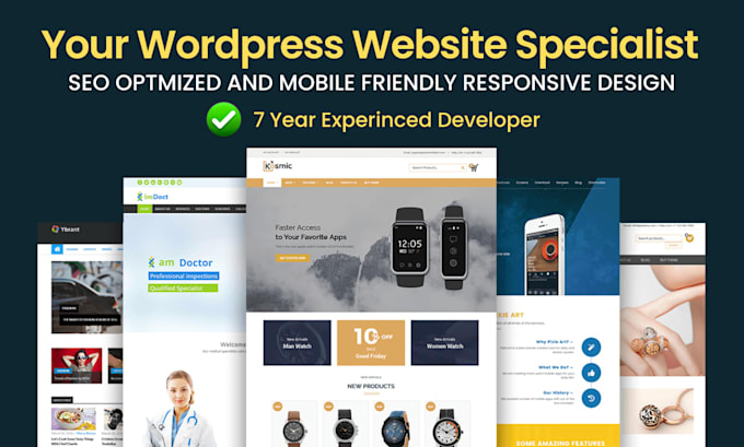 Do wordpress website development, redesign, and customize by Capital ...