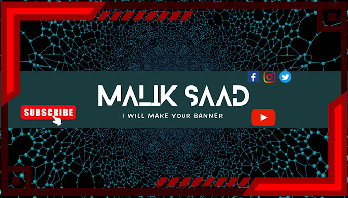 Make you a youtube profile picture thumbnail banner by Maliksaad30 | Fiverr
