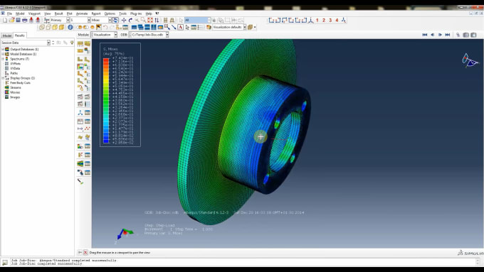 Perform An Fea Using Abaqus By Workingphil Fiverr