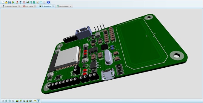 Design pcb schematic layout in altium kicad eagle fusion360 by Asad ...
