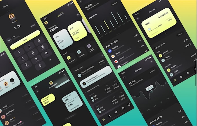 Design ios mobile app ui in figma with wireframes and prototypes by ...