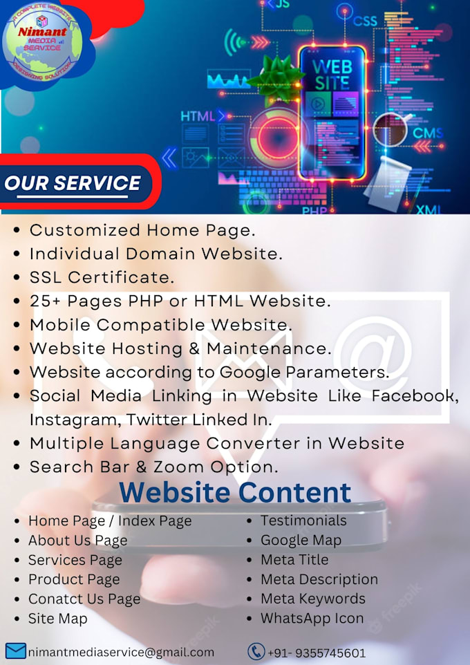 Create perfect website design for your business by Nidhig92 | Fiverr