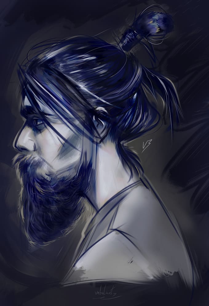 Create vibrant and detailed portrait illustrations for you by ...
