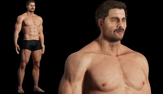 3d Metahuman 3d Character Humanoid 3d Realistic Model For Game And Animation By Mhajheed 