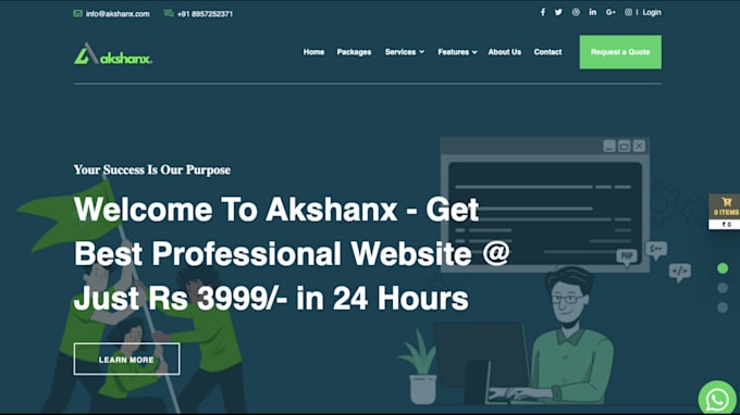 Be your full stack web designer by Akshanxbajpa736 | Fiverr