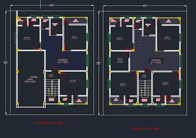 Plan and draw in autocad 2d by Structurasolve | Fiverr