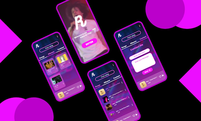 Design ui ux wireframe and mockup for your mobile app by Anas ...