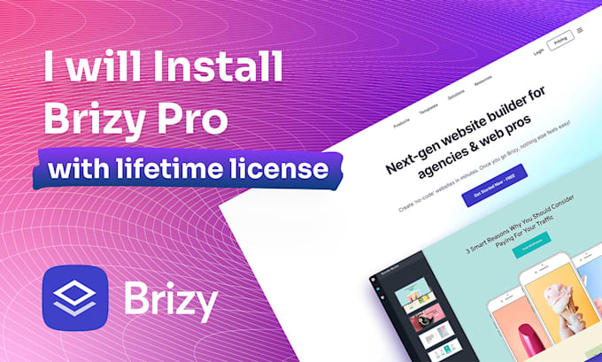 Install brizy pro with lifetime license by Onixagency | Fiverr