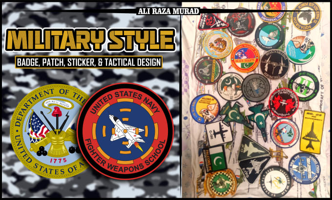 Design stunning military, tactical, skull, army, badge patch by ...