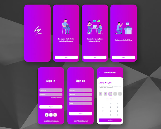 Transform ideas into exceptional ui design for your app by Rafaysohailkhan | Fiverr
