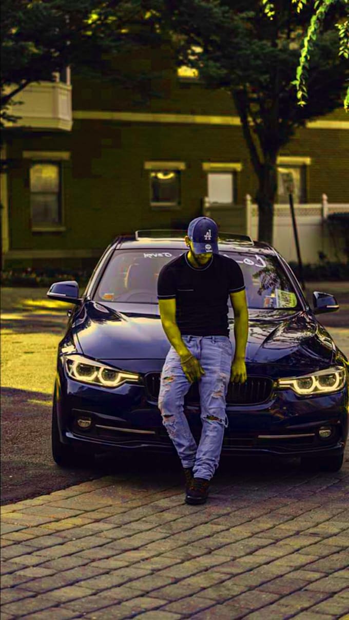 Draw your gta style cartoon vector portrait with car by Mamandin98 | Fiverr