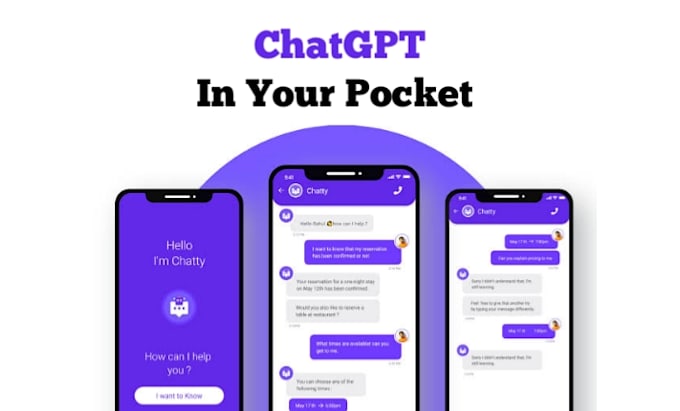 Develop open ai chatgpt app chatbot mobile app development by Ask_dev ...